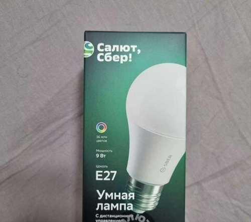 Лампа светодиодная умная сбер, салют E27