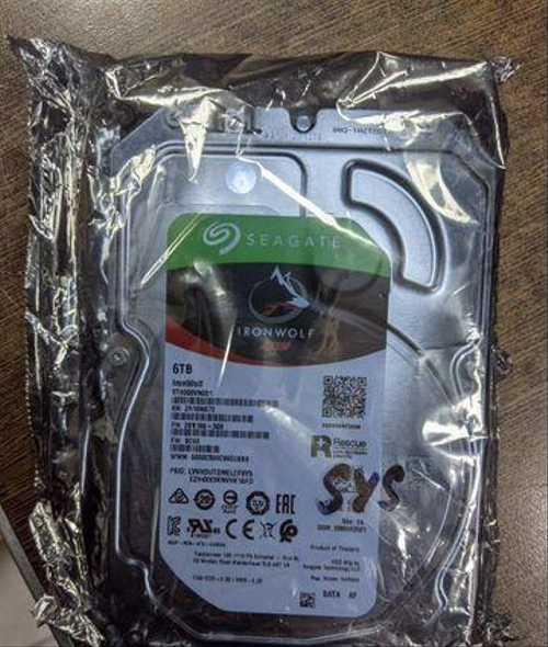HDD Seagate IronWolf 6TB New + засеивание