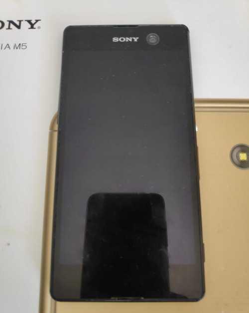 Смартфон sony Xperia M5 Dual б/у на запчасти