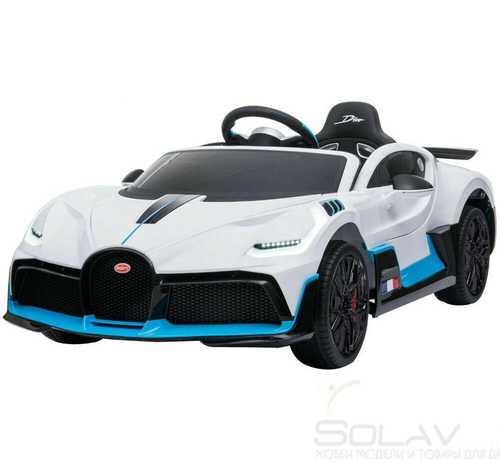 Детский электромобиль Bugatti Divo white