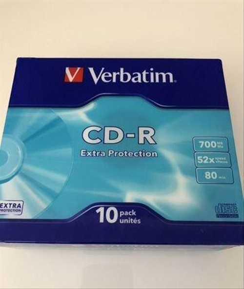 Болванка/ диски CD-R Verbatim 700 Mb