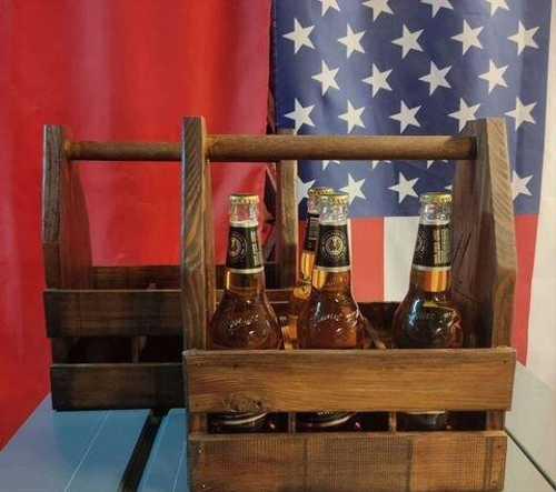 Ящик деревянный для пива