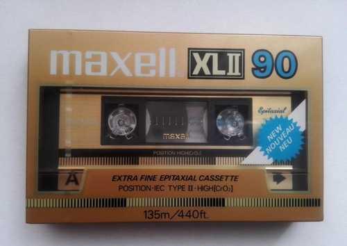 Аудиокассеты maxell xlii 90 NEW 1985 EUR market