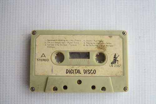 Аудиокассета "Digital disco" (USA,80е годы)