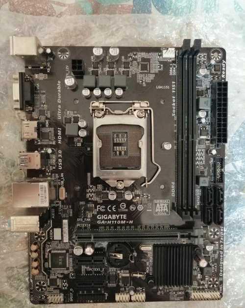 Материнская плата gigabyte GA-H110m-h