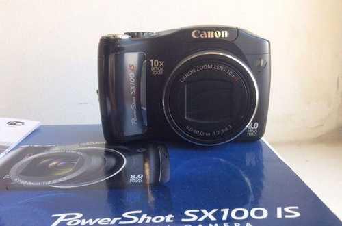 Canon Power Shot SX100IS с насадкой трансфокатором