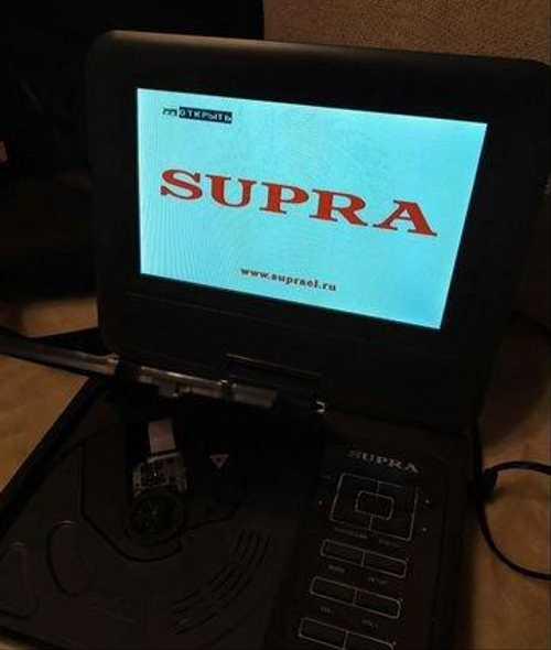 Портативный DVD проигрыватель с TV тюнером supra