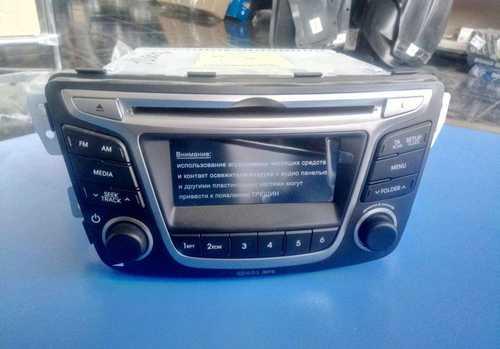 Магнитофон на Hyundai Solaris (radio/CD/MP3)