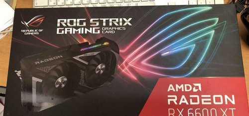 Видеокарта Asus PCI-E 4.0 ROG-strix-RX6600XT-O8G-G
