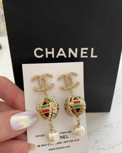 Серьги Chanel VIP Gift оригинал