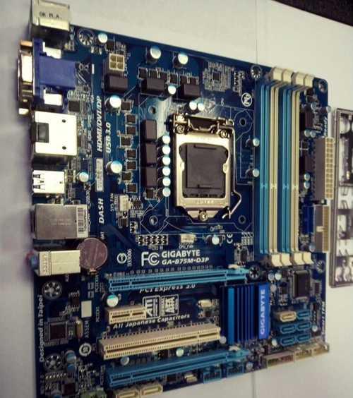 Материнская плата gigabyte GA-B75M-D3P LGA 1155