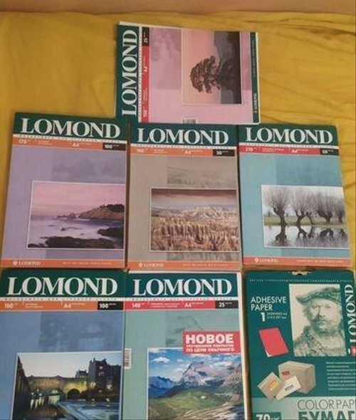 Фотобумага lomond набор