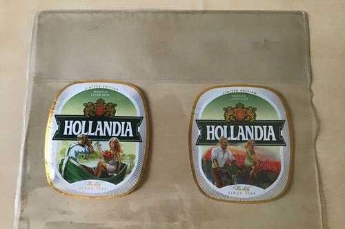 Этикетка пива Hollandia