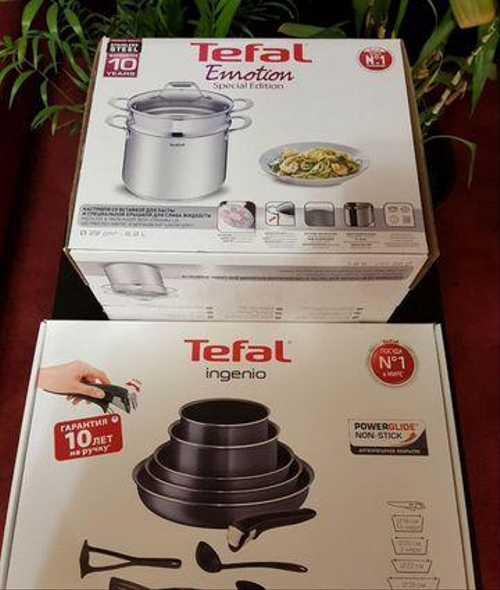 Tefal Ingenio Twinkle 10 + Кастрюля 6,2л +Дуршлаг