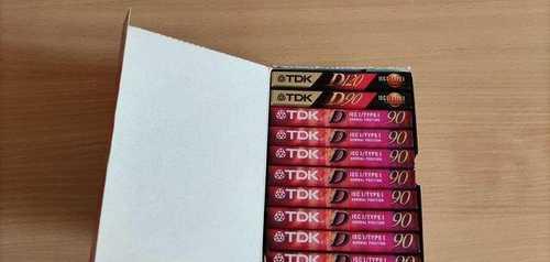 Аудиокассеты TDK D 90-120 блок