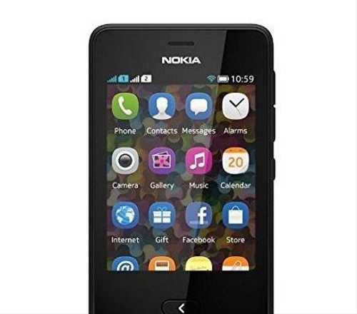Nokia Asha 501 Dual Sim Black