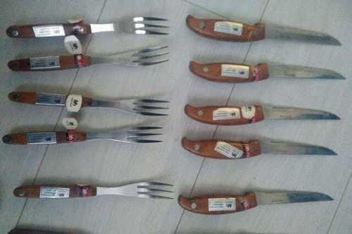 Набор вилки и ножи для шашлыка охоты