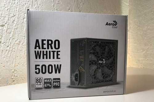 AEROCOOL Aero White 500w. Блок питания Aero White 500. AEROCOOL Aero White 500w, сертификат 80+ Standard.