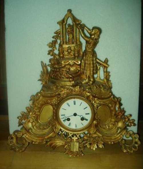 Каминные часы с боем, 19-й век, Франция
