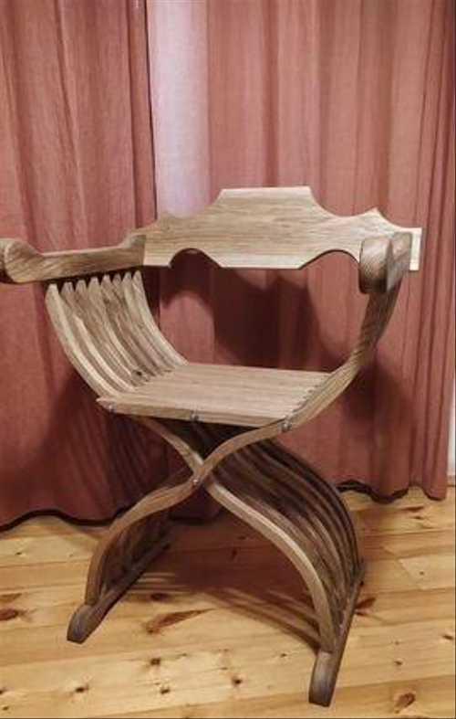 Курульное кресло, складной стул савонарола