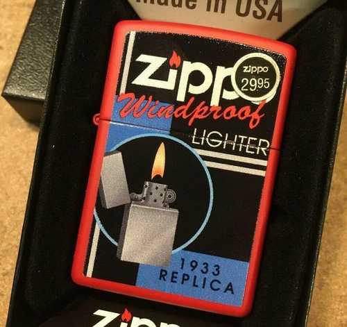 Зажигалка Zippo - Реклама зажигалки реплики 1933 г