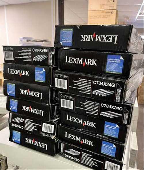 Комплект фотобарабанов Lexmark C734X24G (оригинал)