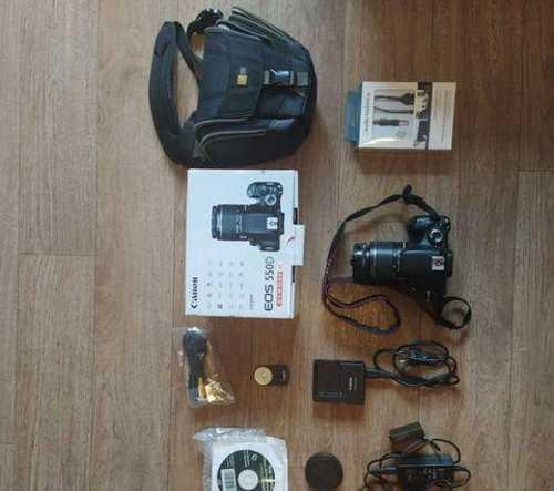 Canon 550d kit ef-s 18-55mm (японец)