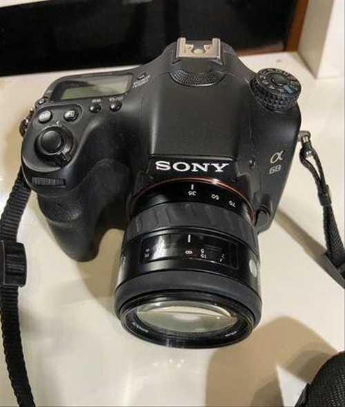 Фотоаппарат Sony a68 / minolta 50 / 70-210 /35-105