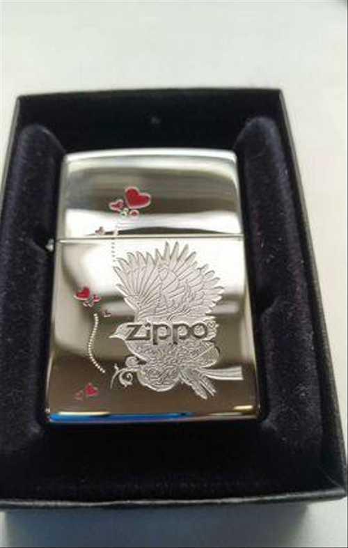 Зажигалка бензиновая zippo новая 10 год