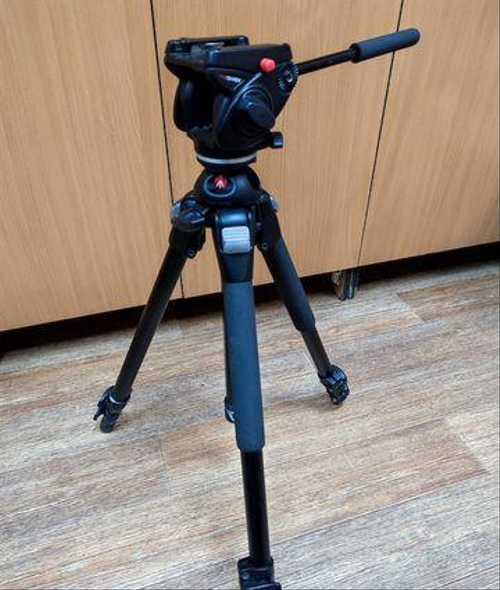 Штатив Manfrotto 190prob+Голова 701hdv + Чехол