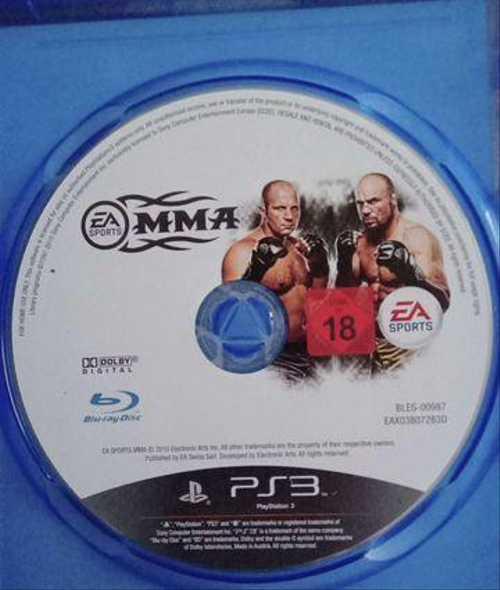 Игра MMA ps3 б/у