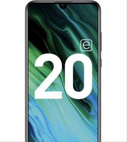 Новый Honor 20e 4+64GB Midnight Black (HRY-LX1T)