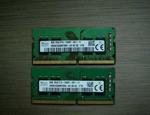 DDR4 8GB, SK Hynix - оперативная память ноут