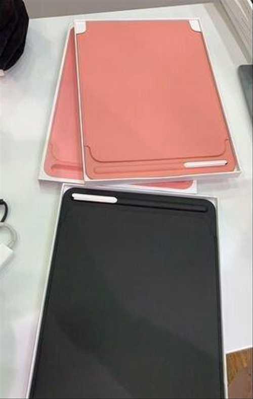 Apple чехол чёрный и розовый на iPad оригинал