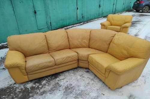 Угловой диван с креслом недорого от производителя