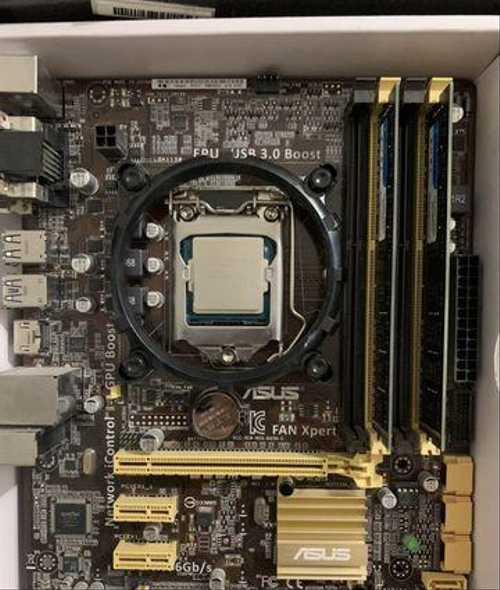 Asus B85M-G + Core i5 4570 + 16 Gb