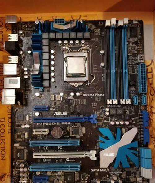 Lga 1156 Asus p7p55d-e pro + I7 870