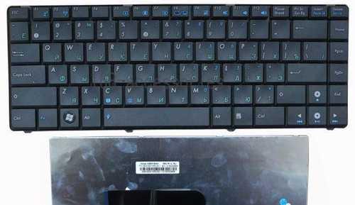 Клавиатура для Asus K40 F82 X8 черная RU