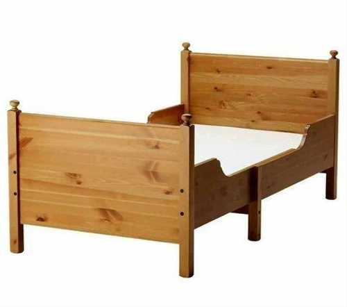 Кровать IKEA Leksvik/Лексвик Массив Дерева