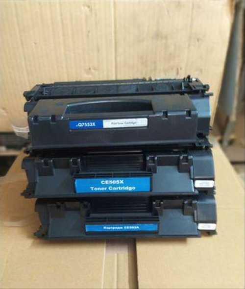 Картриджи 505a (280a) 53x новые, без упаковки