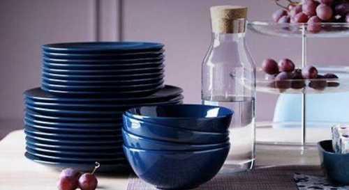 Набор фарфоровой посуды IKEA 18 предметов