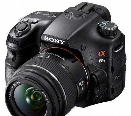 Зеркальный фотоаппарат Sony SLT A65 kit 18-55