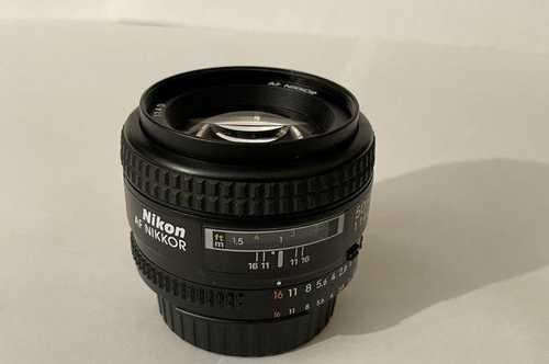 Объектив Nikkor 50 mm f 1.4 D для Nikon
