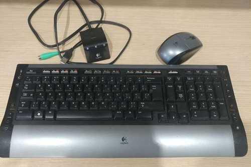 Беспроводная клавиатура logitech s 510 + мышь