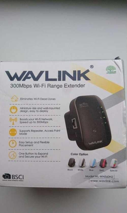 Wavlink Wi-Fi усилитель сигнала