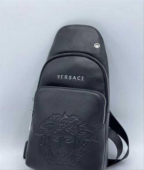 Сумка Versace кожаная