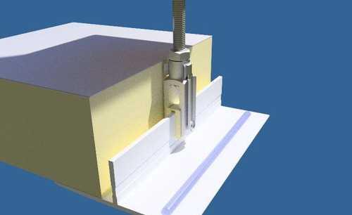 Крепление подвесного потолка из сэндвич панелей