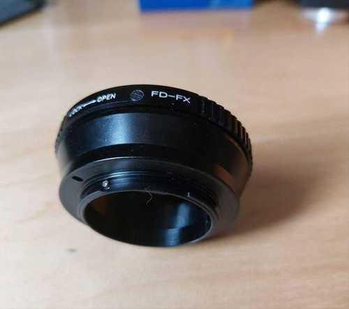 Адаптер для объектива Canon FD на X-mount