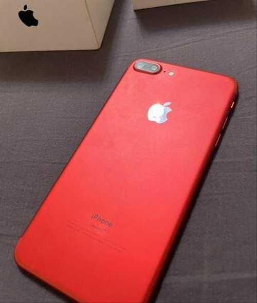 Телефон iPhone 7plus 128 gb red