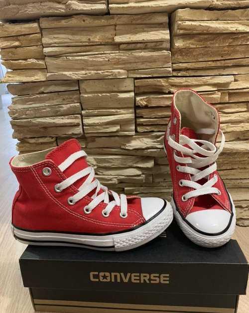 Кеды Converse красные р.30